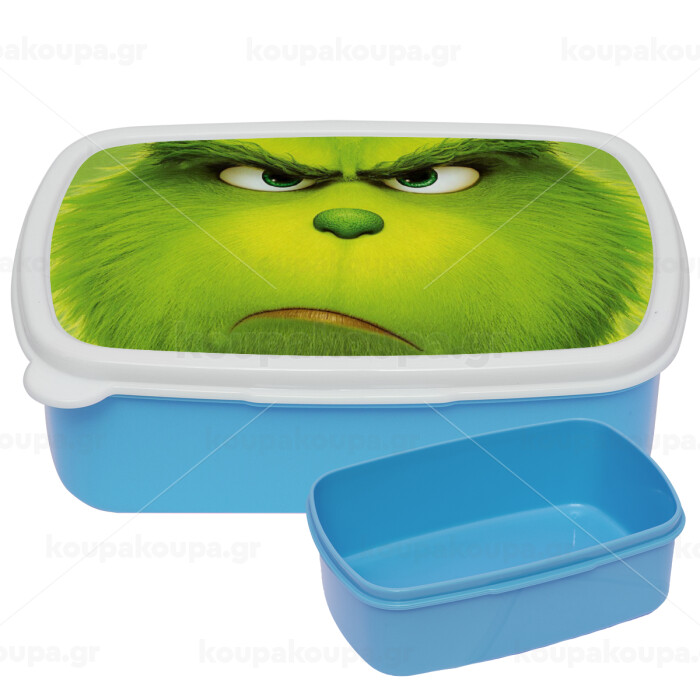 mr grinch, ΜΠΛΕ παιδικό δοχείο φαγητού (lunchbox) πλαστικό (BPA-FREE ...
