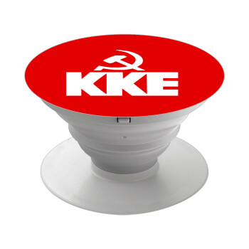 Middle finger, Pop Socket Λευκό Βάση Στήριξης Κινητού στο Χέρι