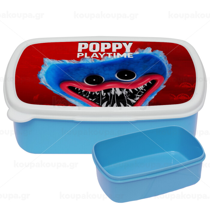 Poppy Playtime Huggy wuggy, ΜΠΛΕ παιδικό δοχείο φαγητού (lunchbox ...