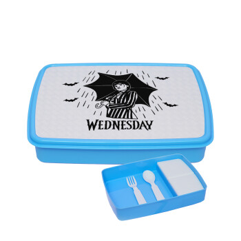 Wednesday Addams, ΜΠΛΕ παιδικό δοχείο φαγητού (lunchbox) πλαστικό με ...