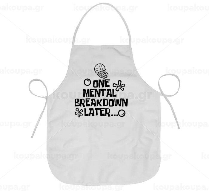 one mental breakdown later bob spongebob, Chef Apron Short Full Length ...