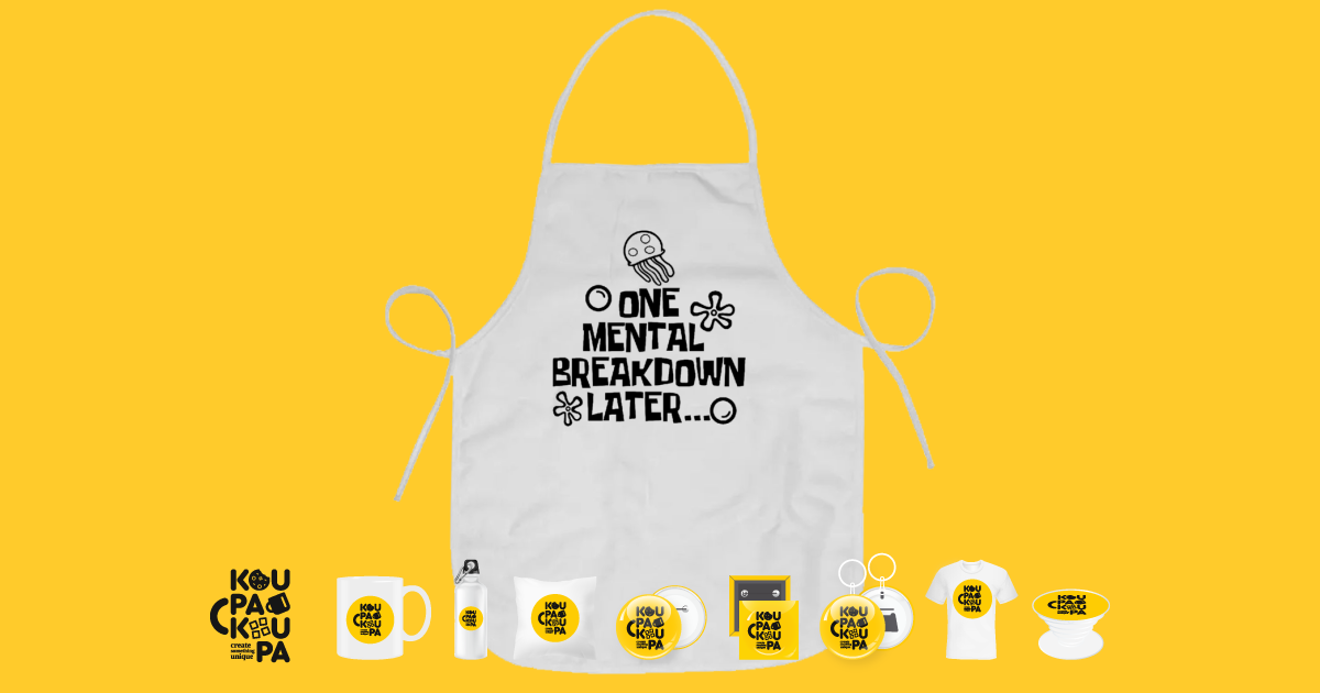 one mental breakdown later bob spongebob, Chef Apron Short Full Length ...