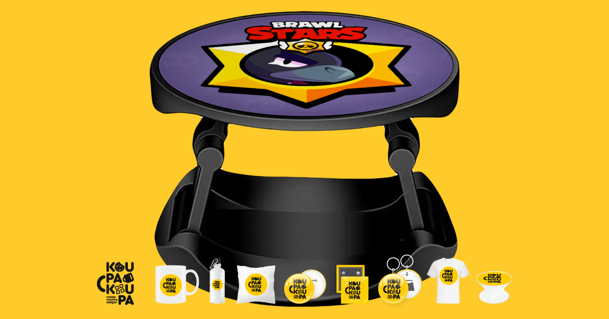 Brawl Stars Crow, Phone Holders Stand Stand Hand-held Mobile Phone Holder