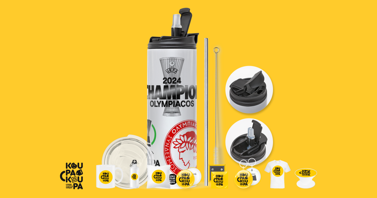 Olympiacos UEFA Europa Conference League Champion 2024, Travel Tumbler ...