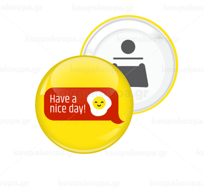 Have a nice day Emoji, Μαγνητάκι και ανοιχτήρι μπύρας στρογγυλό ...