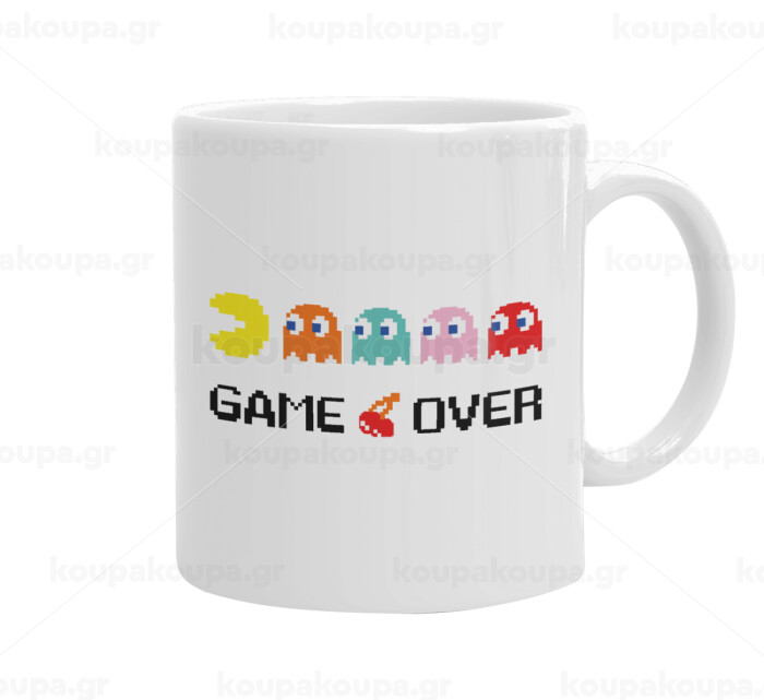 GAME OVER pac-man,