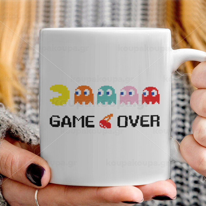 GAME OVER pac-man,
