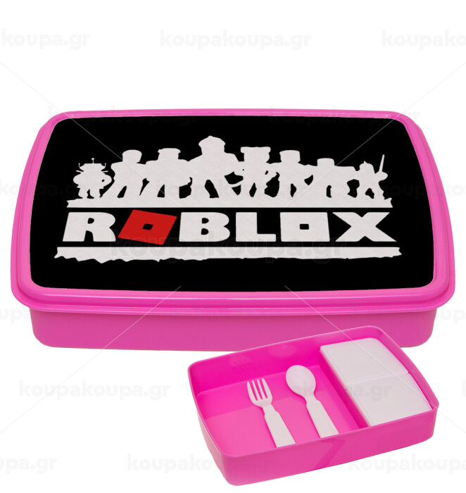 Roblox team, ΡΟΖ παιδικό δοχείο φαγητού (lunchbox) πλαστικό με παιδικά ...